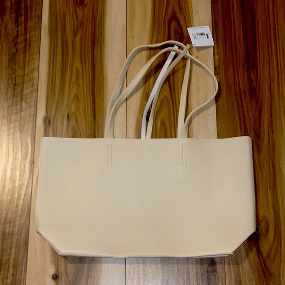 Bags | Zara Tan Leather Tote Bagbrand New | Poshmark